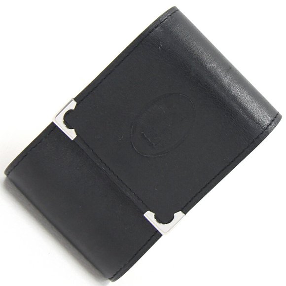 Cartier | Accessories | Cartier Cigarette Case Must De Black Bordeaux ...